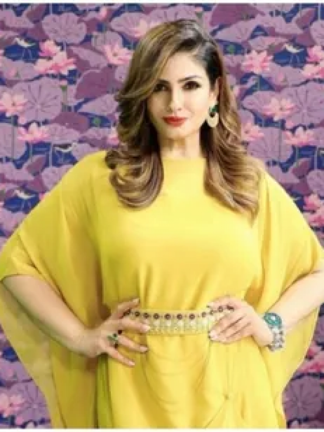 Raveena Tandon says ‘hello with yellow’ as she slays a gorgeous look ...