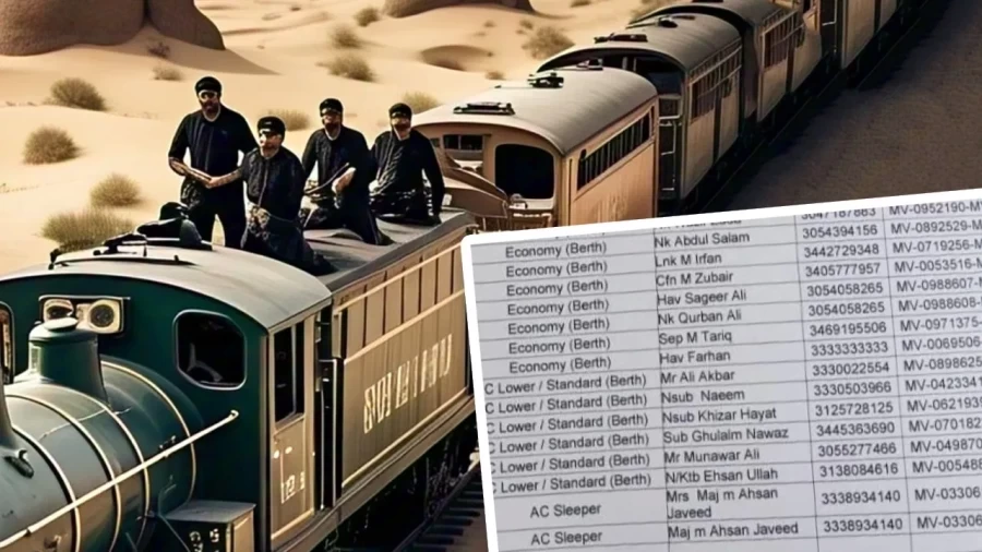 Baloch fighters released the list of captured soldiers