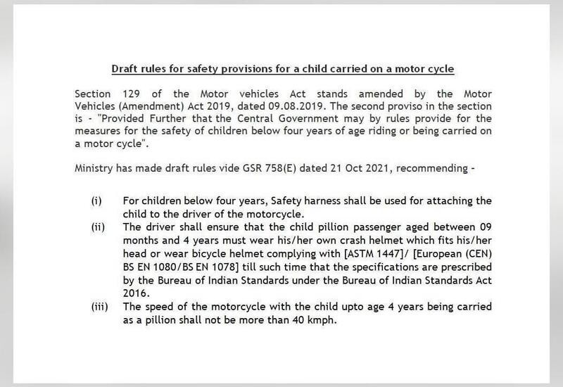 Govt unveils draft rules for safety of kids below 4 yrs carried on ...