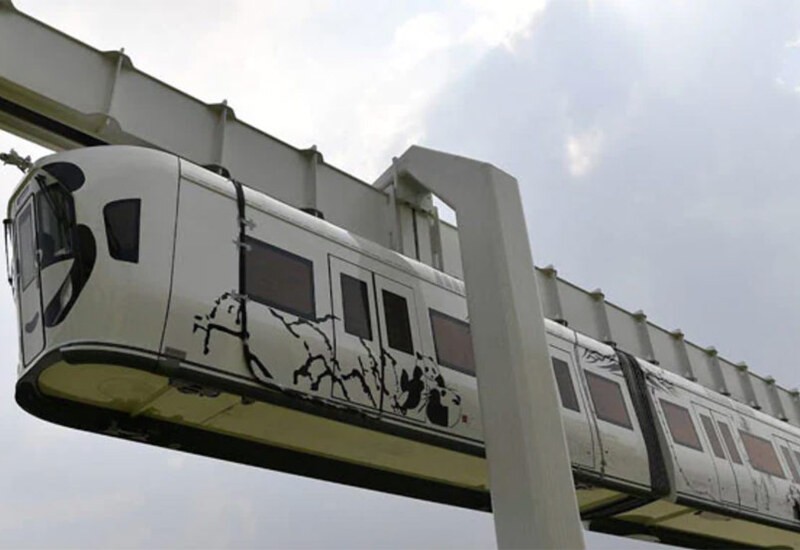 China prepared hanging train, video went viral