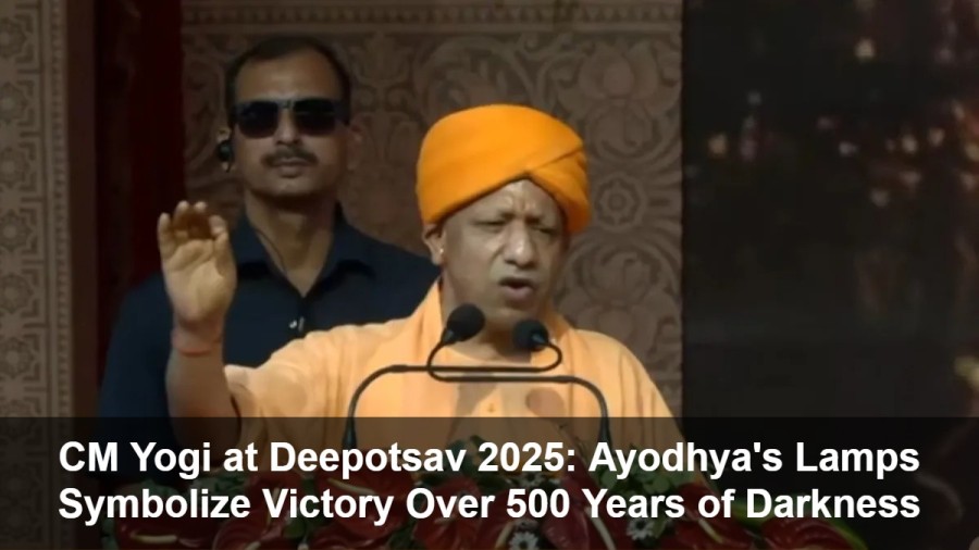 CM Yogi on Deepotsav 2025: Ayodhya's Lamps Symbolize Victory