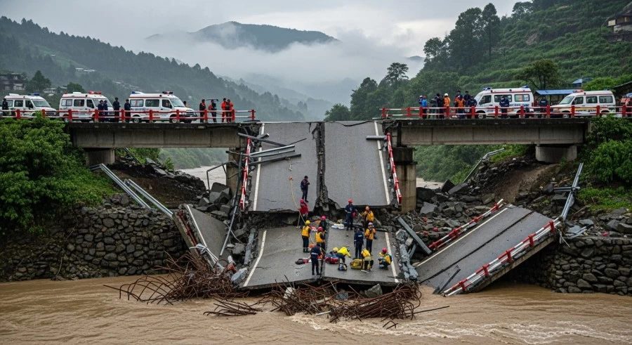 Darjeeling Bridge Collapse, Cyclone Shakti Hits Gujarat-Maharashtra