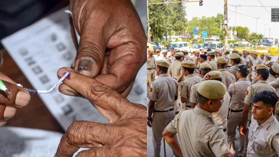 Tight security arrangements in Delhi elections 2025