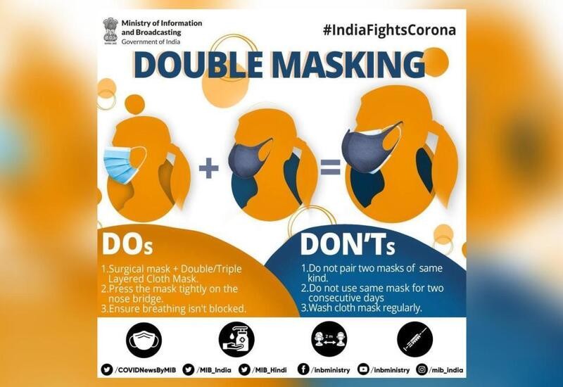 Govt releases dos and don'ts for double masking