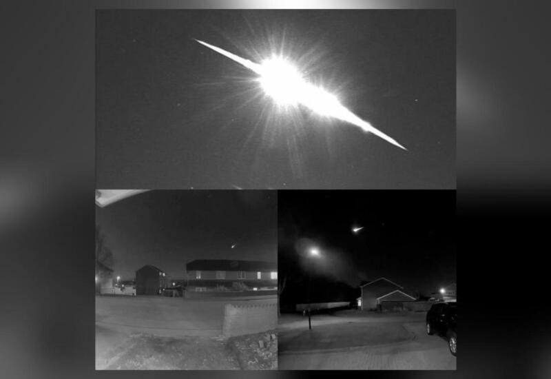 Fireball lights up skies above UK, captured on doorbell cameras