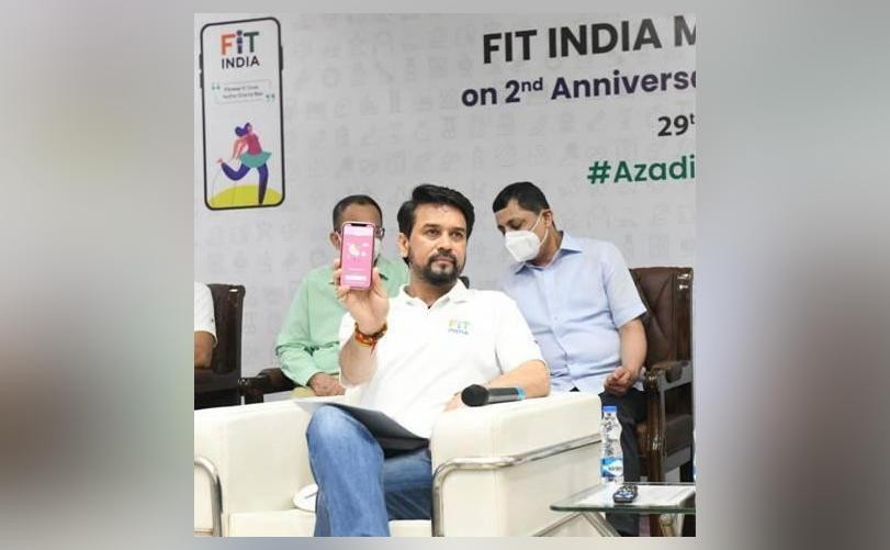 What are some key features of the 'Fit India' fitness app launched by govt?