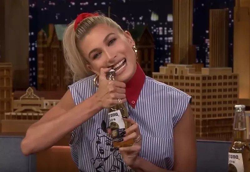 My beer bottle trick on a TV show made Bieber call me, reconcile: Hailey