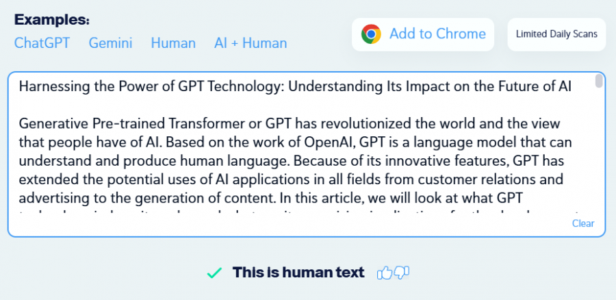 Harnessing the Power of GPT Technology
