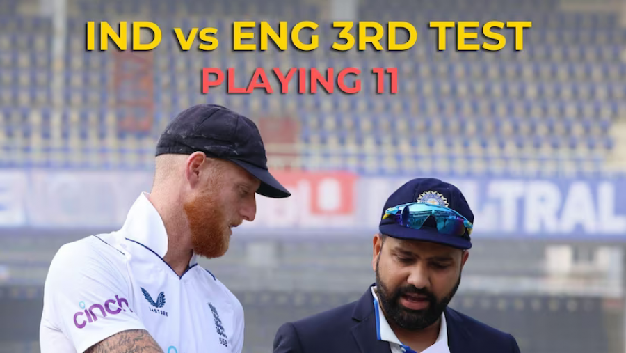 IND vs ENG: In the third test match, India won the toss and elected to ...