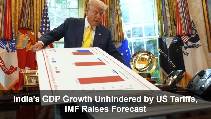 India GDP Growth: IMF Raises Forecast to 6.6% Amidst Tariffs