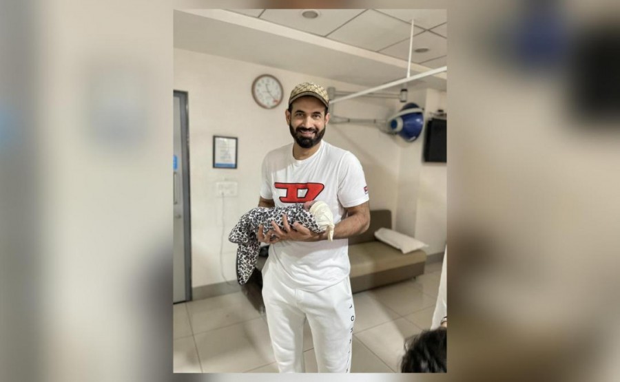 Irfan Pathan and his wife Safa Baig blessed with a baby boy, share pic