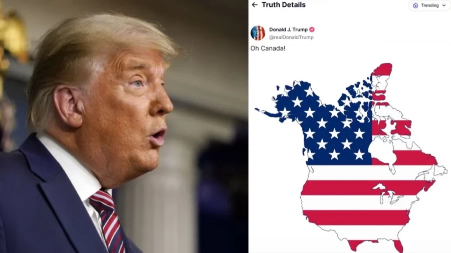 Trump shows Canada as American state | Donald Trump News