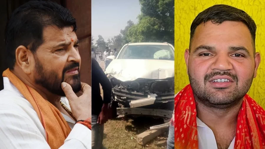 Karan Bhushan Singh: Brij Bhushan Singh's son's convoy car met with an accident, 3 children were ...