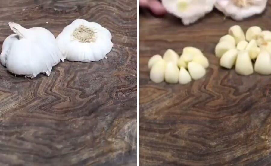 The way to peel garlic is viral on the Internet, see what is new ...