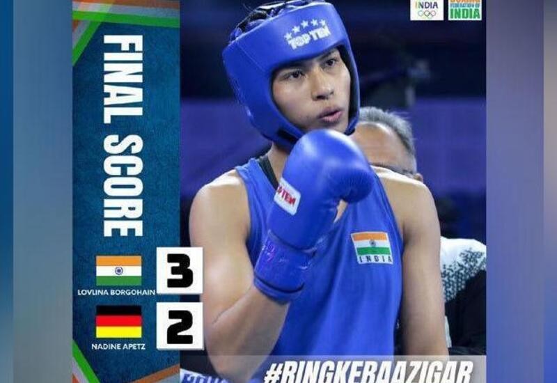 Indian boxer Lovlina reached the quarter-finals of the 64-69 kg ...