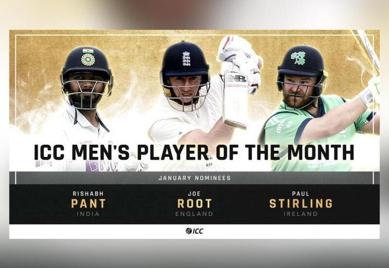 Who are the nominees for ICC Men's Player of the Month for January?