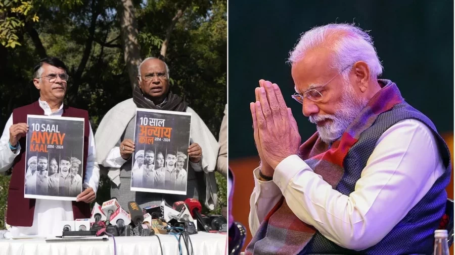 NDA vs 'INDIA': Will Congress's 'Black Paper' stand against Modi ...