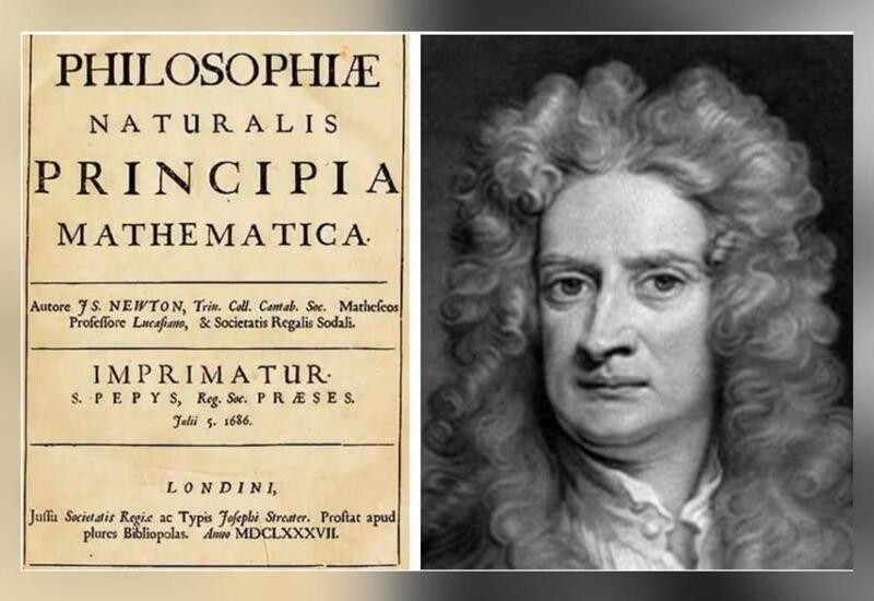 Isaac Newton's rare 1st-edition of laws of motion 1687 copy found in ...