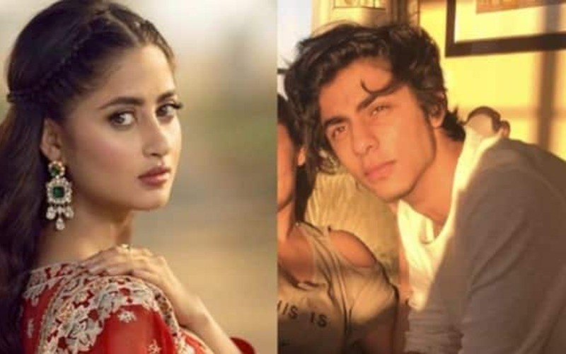Shahrukh khan son aryan khan get love from pakistani actress sajal ali