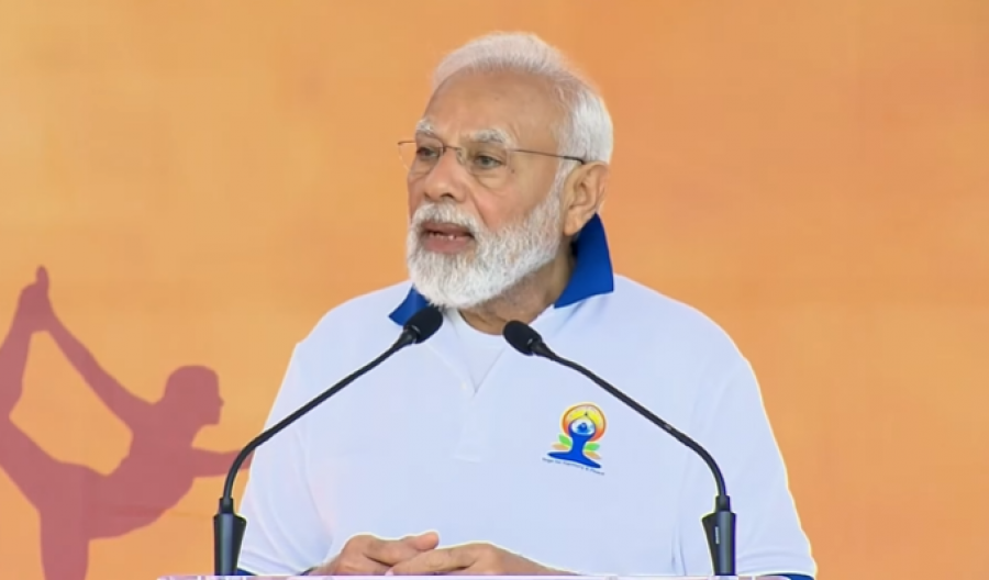 PM Modi US Tour: PM Modi led International Yoga Day in front of 180 ...