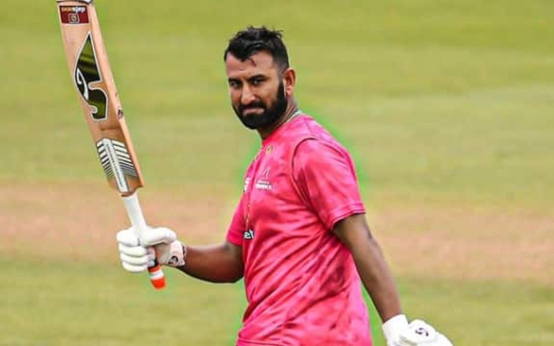 Chetesthwar Pujara has his third century of the Royal London Cup
