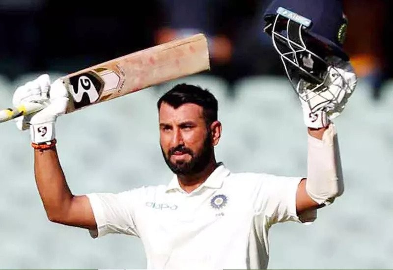 Cheteshwar Pujara hits Test cricket century after 1443 days against ...