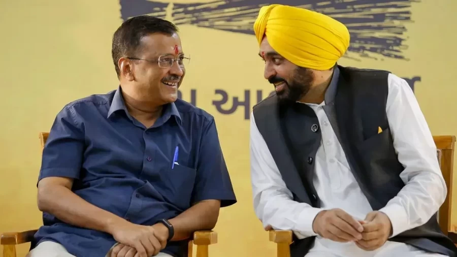 Punjab Politics: Controversy in Punjab over Kejriwal's Vipassana, Bhagwant Mann protecting ...