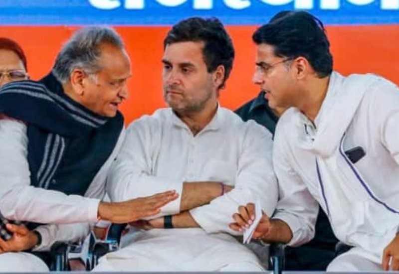 Ashok gehlot plan to stop sachin pilot from cm cp joshi shanti dhariwal ...