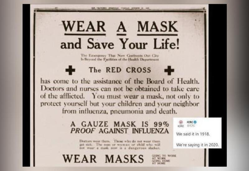 We said it in 1918, we're saying it in 2020: Red Cross shares advisory ...