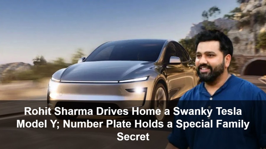 Rohit Sharma Buys Tesla Model Y: Price, Features & Special Number