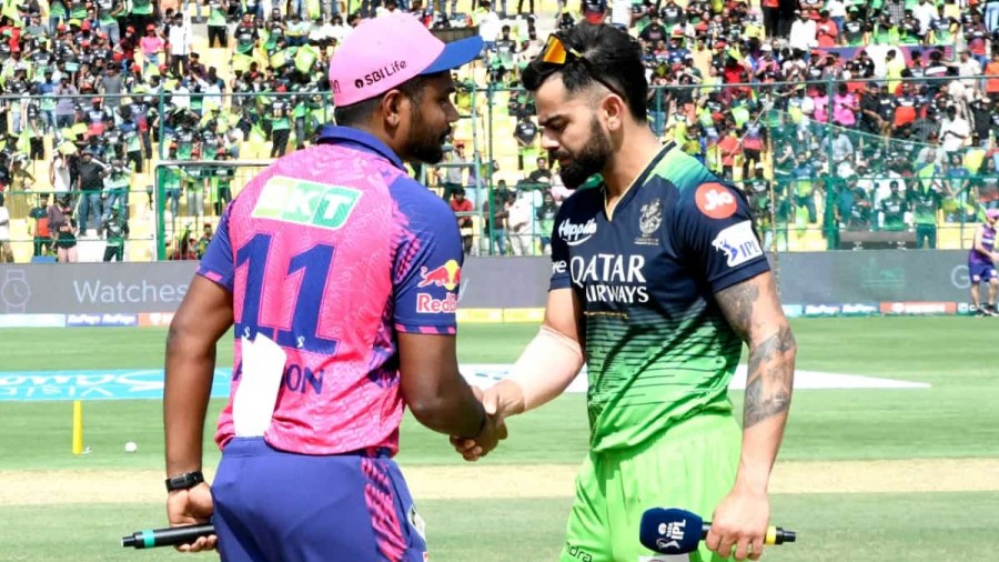 RR vs RCB: RCB won the toss and elected to bat first