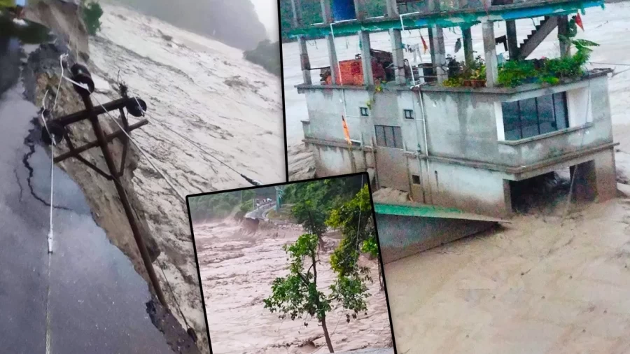 Sikkim Flood: Devastation due to cloud burst in Sikkim, sudden flood, 23 army personnel missing ...