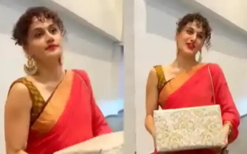 Taapsee Pannu responded when Paparazzi said aaj chillana mat