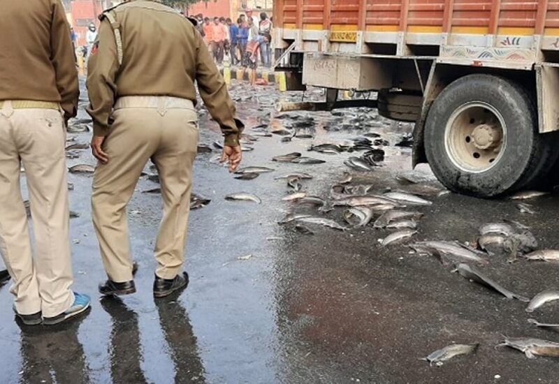 A major accident happened on the Eastern Peripheral Expressway, 1140 kg ...