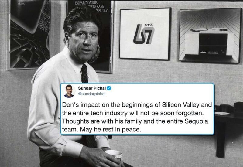 Impact won't be forgotten: Google CEO on Sequoia Founder's death