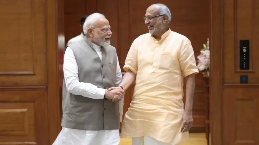NDA candidate CP Radhakrishnan met PM Modi | Vice President Election